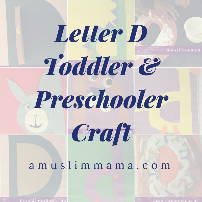 Letter D Crafts | AMuslimMama