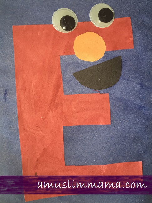 Letter E crafts for Toddlers and Preschoolers | AMuslimMama