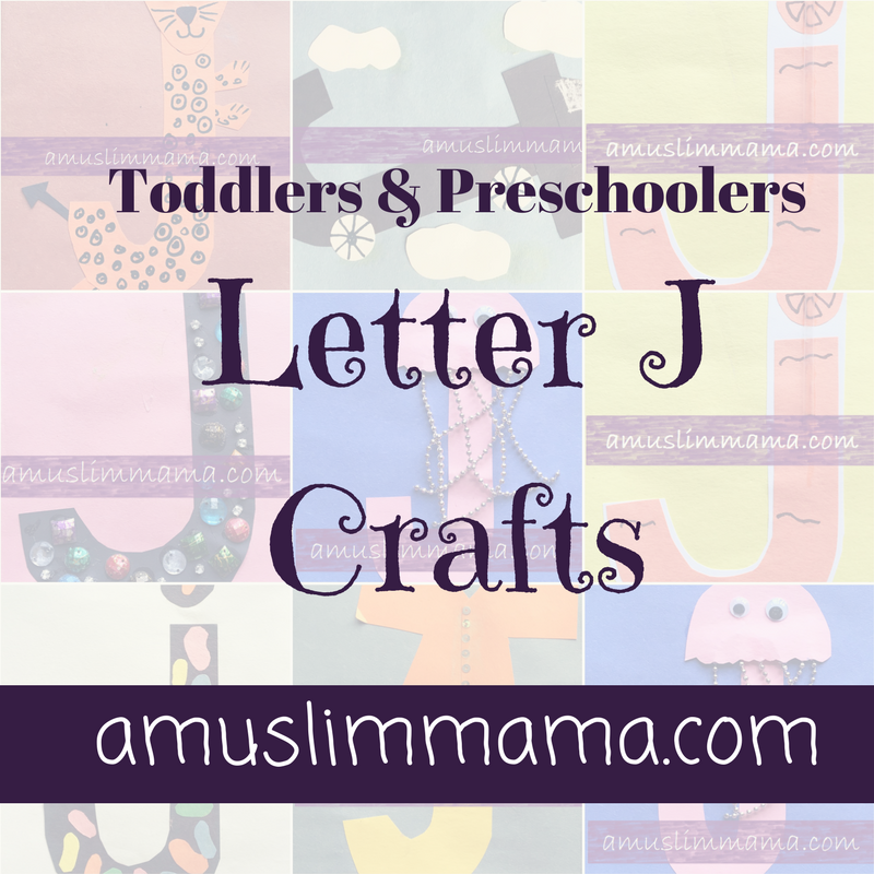 Pre schoolers Letter J crafts | AMuslimMama