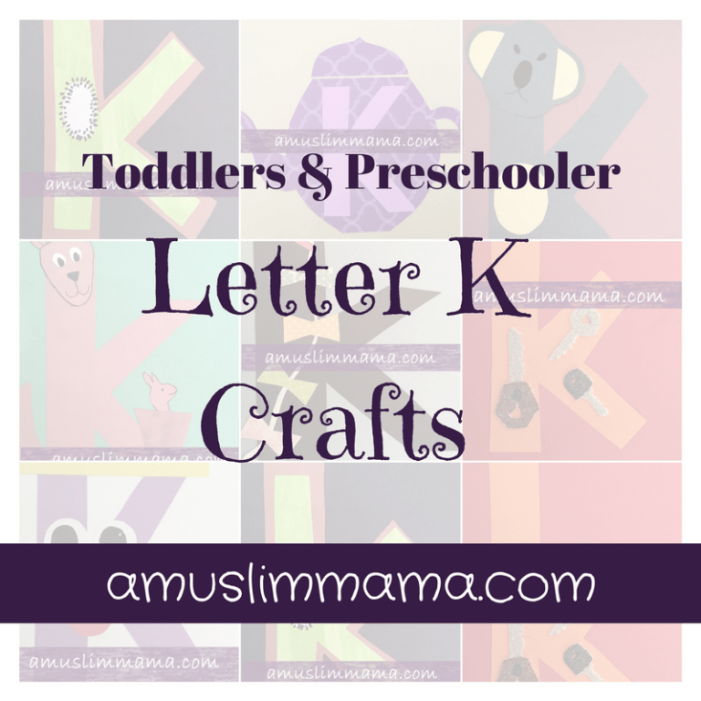 Toddlers & Preschoolers Letter K Crafts | AMuslimMama