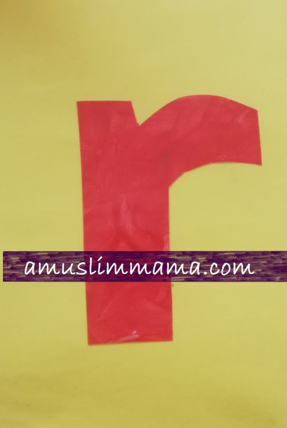 Letter R Crafts | AMuslimMama